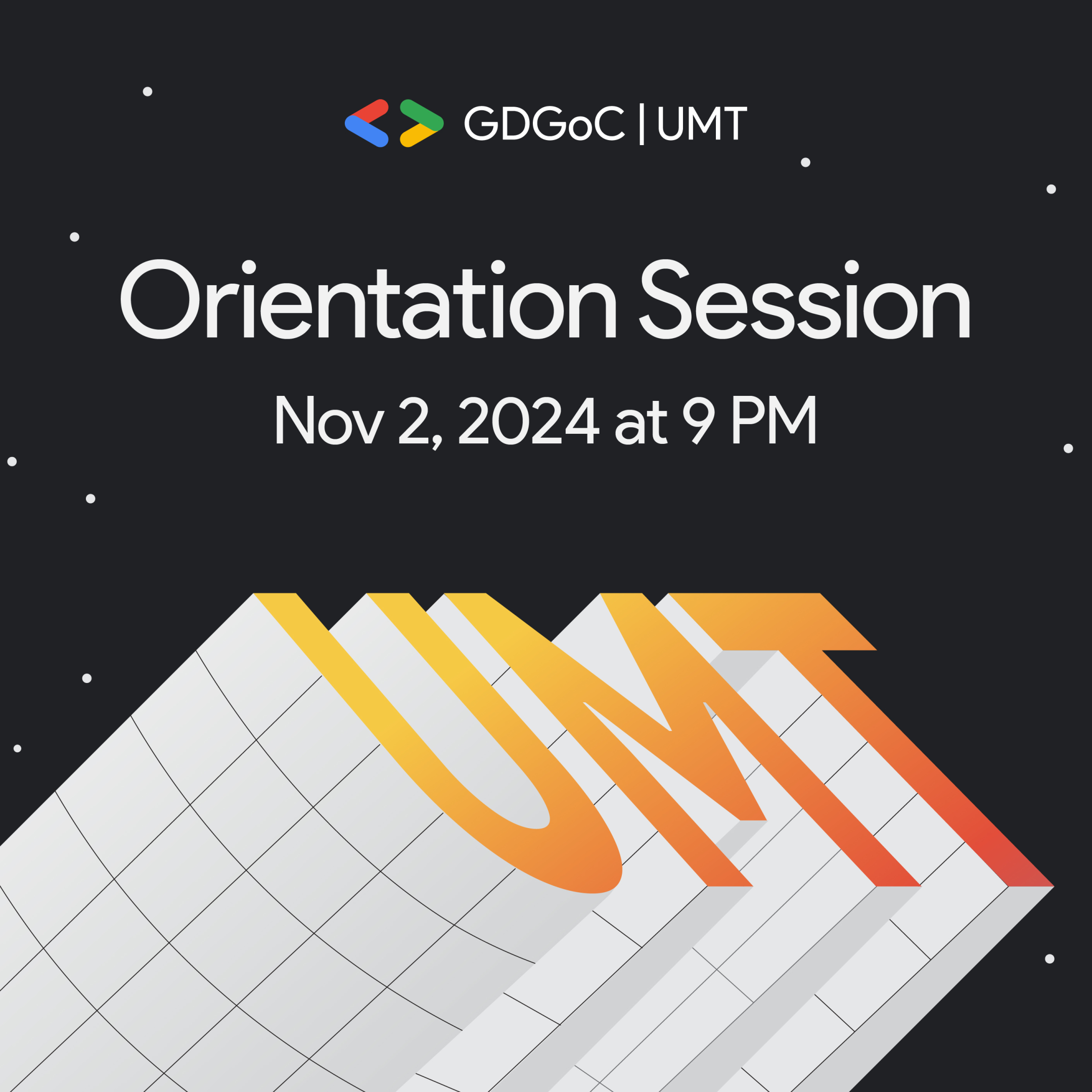 See GDGoC UMT Orientation Session at Google Developer Groups GDG on Campus University of ...